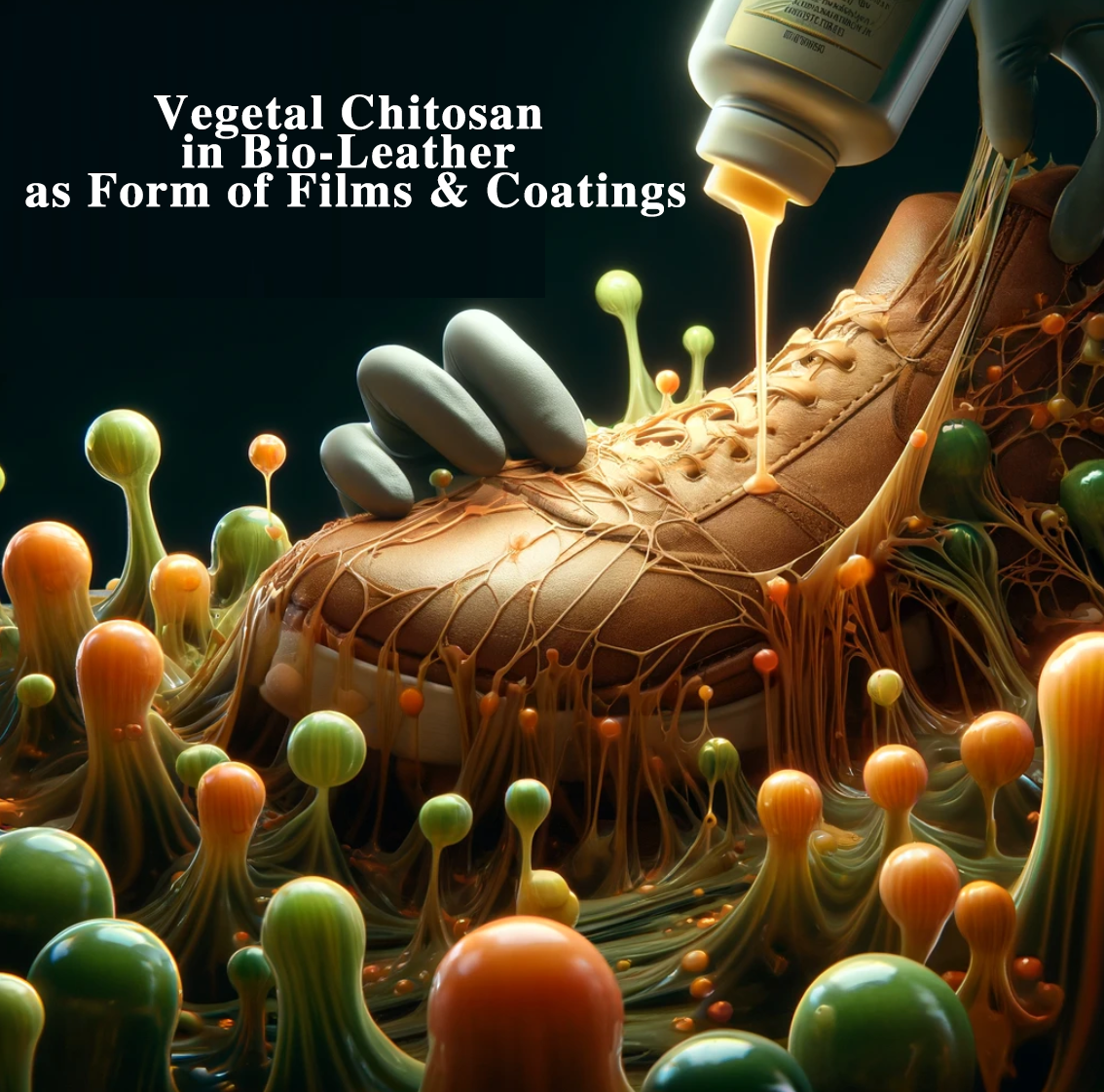 vegetal chitosan for bio-leather
