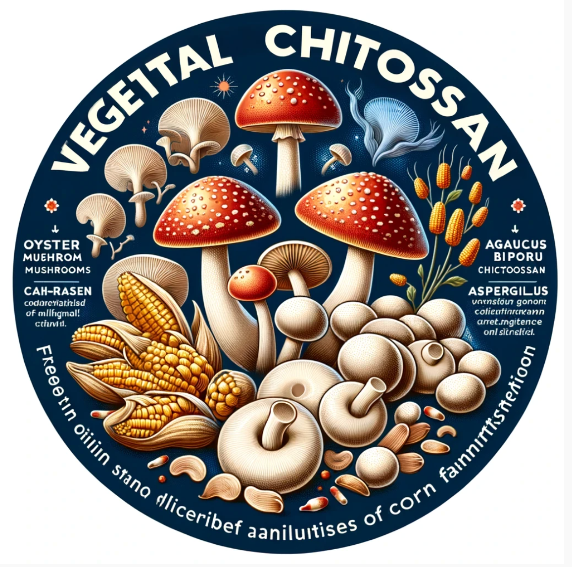 vegetal chitosan for Pharmaceuticals