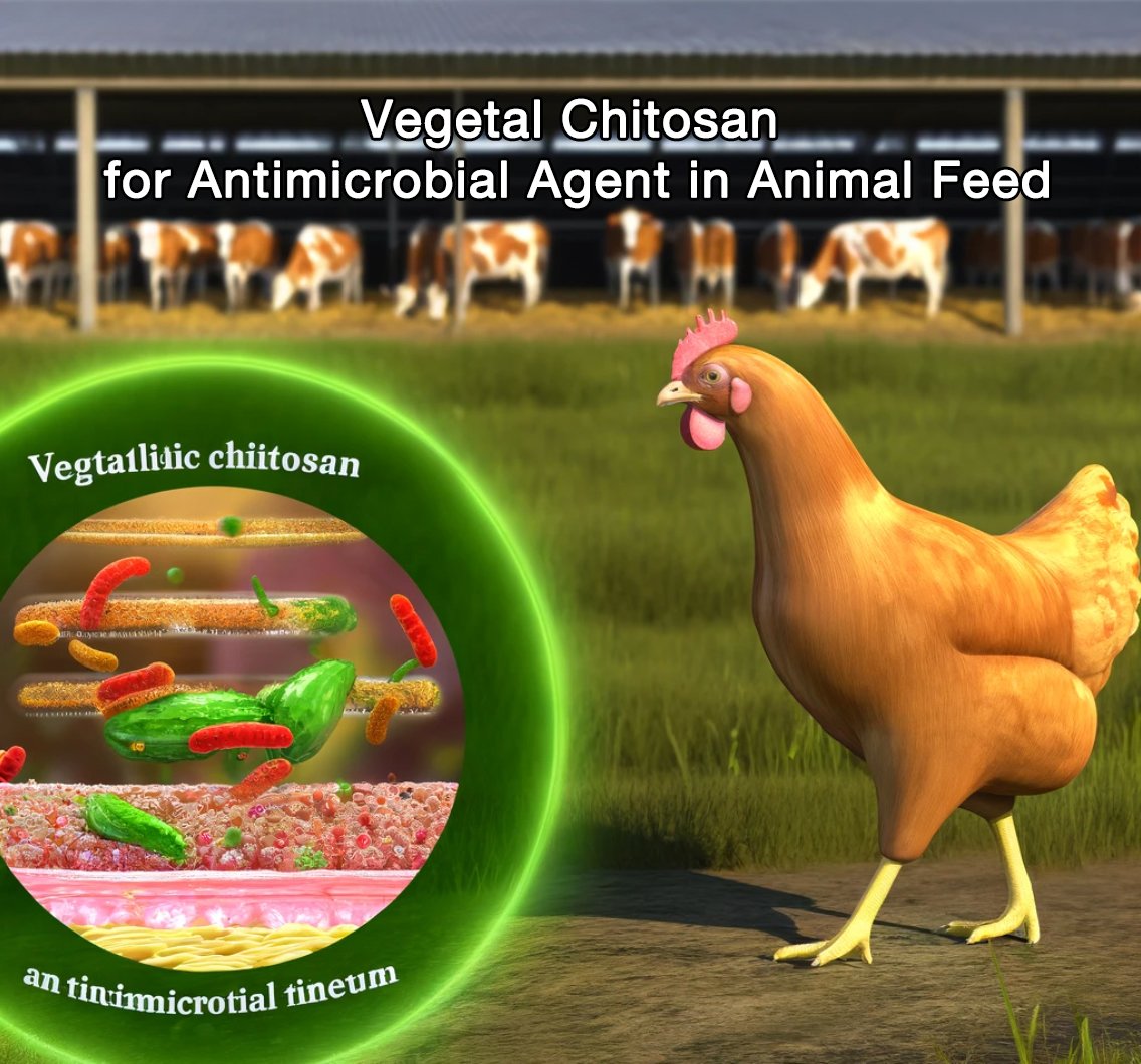 vegetal chitosan for animal feed