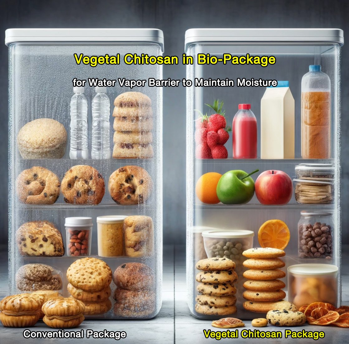 vegetal chitosan for bio-packaging