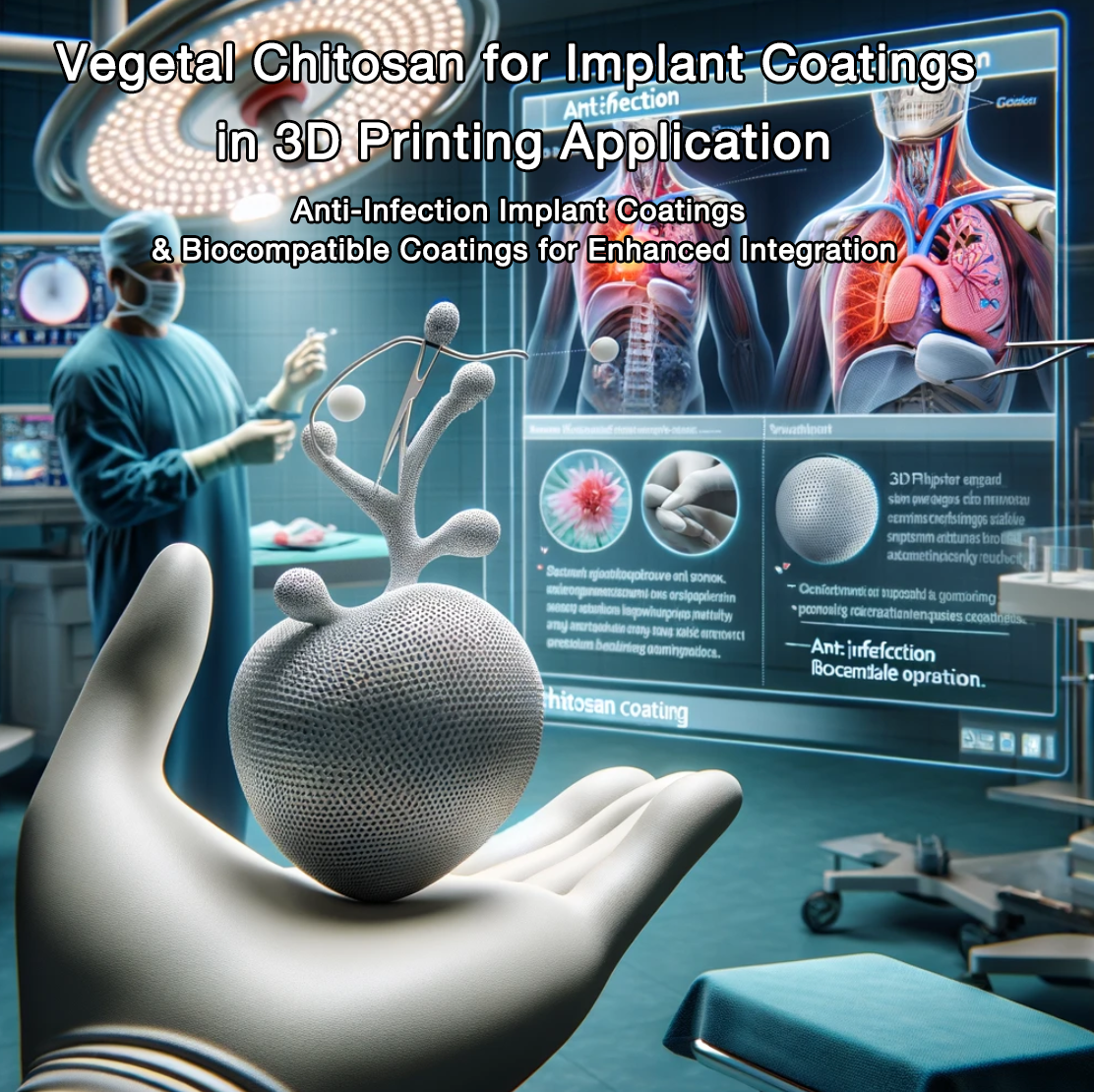 Vegetal chitosan for 3D Printing