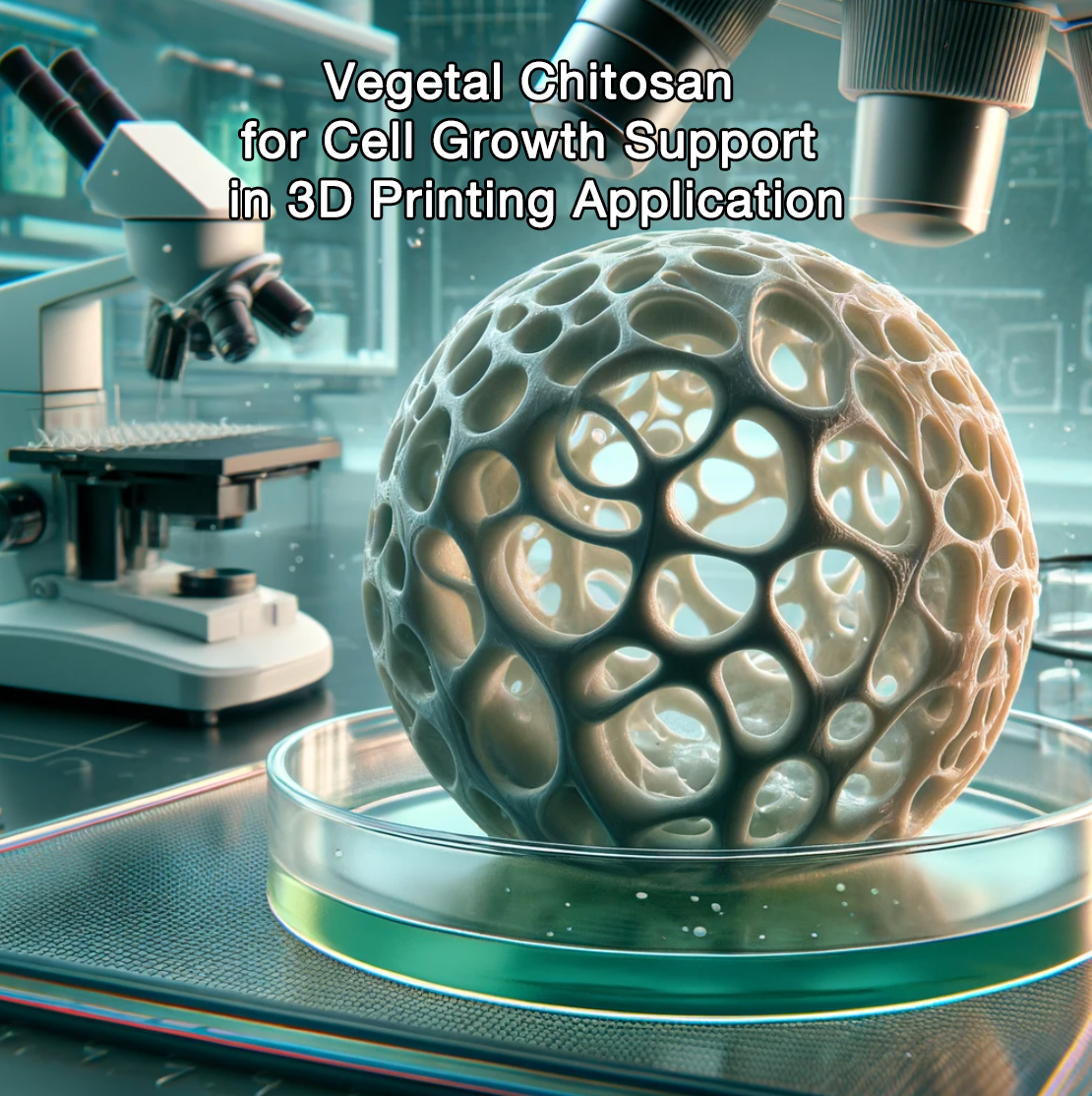 Vegetal chitosan for 3D Printing