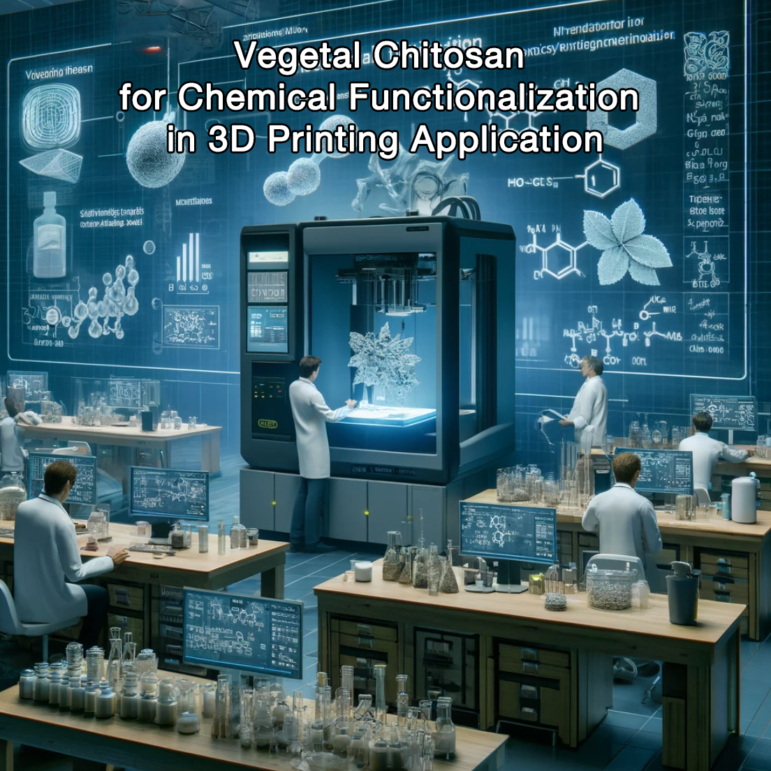 Vegetal chitosan for 3D Printing